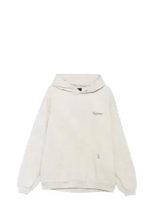 REPRESENT Logo-print Hoodie - Neutrals