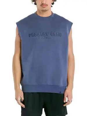 Under Armour Project Rock Icon Sleeveless Sweatshirt - Blue