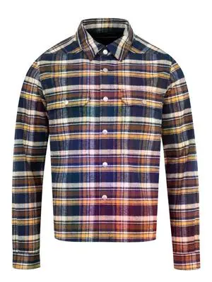 Rick Owens Plaid-pattern Shirt - Blue