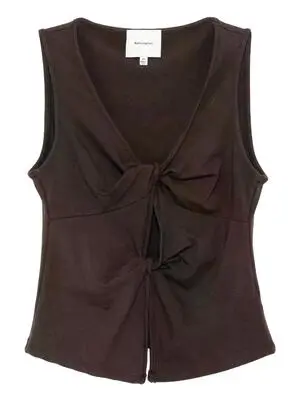REFORMATION Tefi Vest Top - Brown