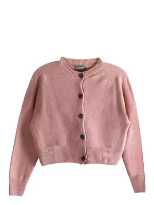 MARGARET HOWELL Button-Front Cropped Cardigan