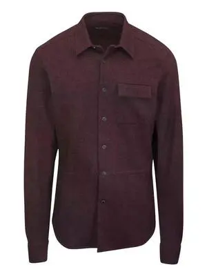 Kiton Button-fastening Patch-pocket Shirt Jacket - Red