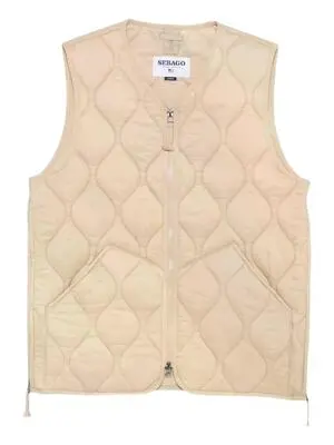 SEBAGO Quilted Diamond-pattern Vest - Neutrals