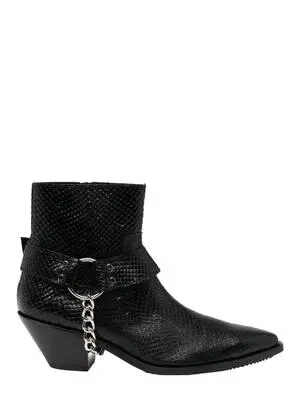 Junya Watanabe 50mm Chain-detail Boots - Black