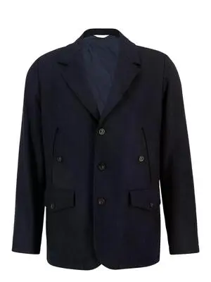 Boglioli Single-breasted Wool-blend Blazer - Blue