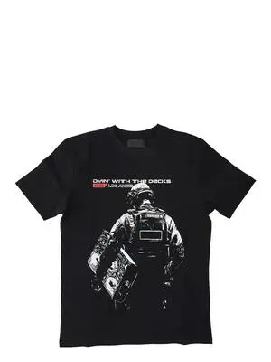 RtA Liam Deck T-shirt - Black
