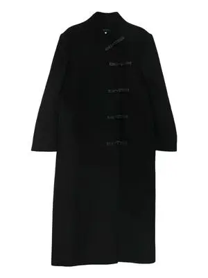 RÓHE Band-Collar Toggle Coat