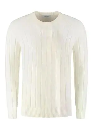 GRAN SASSO Ribbed Crew-Neck Sweater