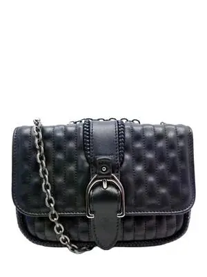 Longchamp Quilted Leather Chain-strap Cross-body Bag - Black
