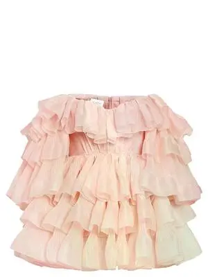 Giambattista Valli Off-shoulder Mini Dress - Pink