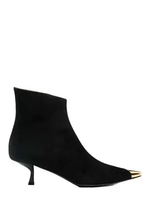 GIUSEPPE ZANOTTI 50mm Melaine Suede Ankle Boots - Black