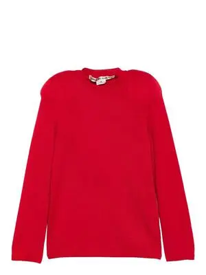 Comme Des Garçons Long Sleeve Sweater - Red