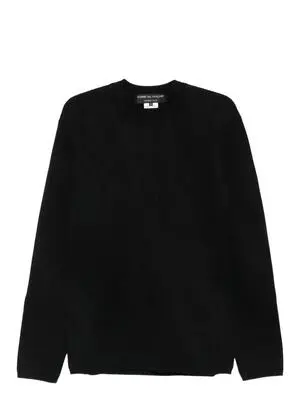 Comme Des Garçons Cotton-blend Sweater - Black