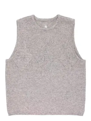 ADER ERROR Cable-knit Sleeveless Sweater - Grey