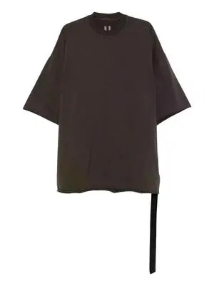 Rick Owens Raw-edge T-shirt - Brown