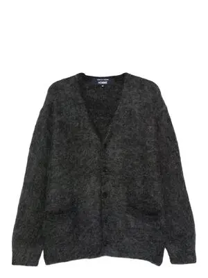 Comme Des Garçons V-neck Cardigan - Grey