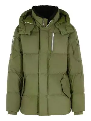 Moose Knuckles Everest Fleece-lined Down Coat - Green