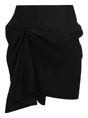 Maticevski Asymmetric Zip-up Mini Skirt - Black