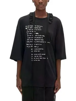 ANN DEMEULEMEESTER Agapi Graphic Print T-Shirt