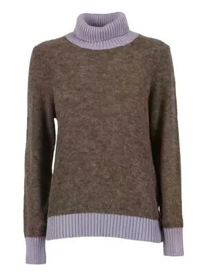K-WAY Grazay Turtleneck Sweater - Brown