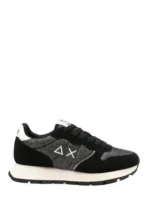 SUN 68 Ally Glitter Sneakers - Black