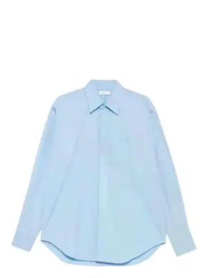 Alexander McQueen Long-sleeve Cotton Shirt - Blue