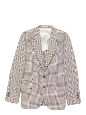 Brunello Cucinelli Single-breasted Blazer - Brown
