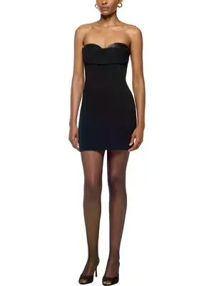Roland Mouret Embellished Strapless Dress - Black