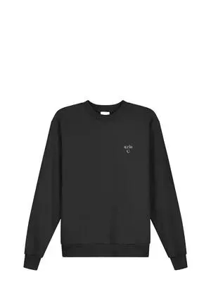 ARTE ANTWERP Embroidered Cotton Sweatshirt - Black