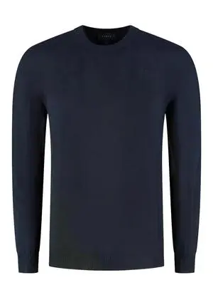 Sease Raglan-sleeve Crew-neck Sweater - Blue