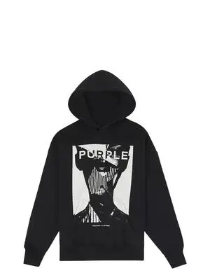 PURPLE BRAND Graphic-print Hoodie - Black