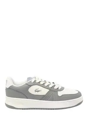 Lacoste L001 Set Leather Trainers - Grey