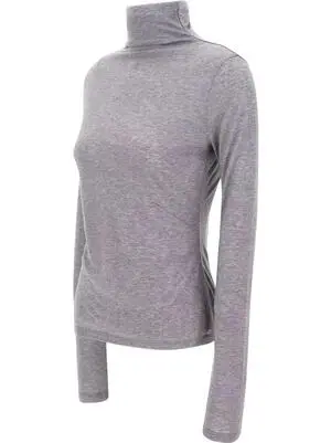 BOSS High-Neck Long-Sleeve Top
