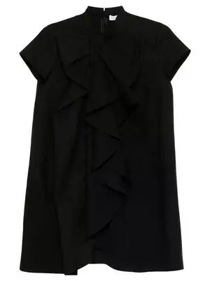 Viktor & Rolf Bow-detail Mini Dress - Black