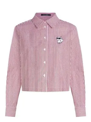 KARL LAGERFELD Striped Cotton Shirt