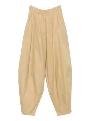 Viktor & Rolf Balloon Pleated Trousers - Neutrals