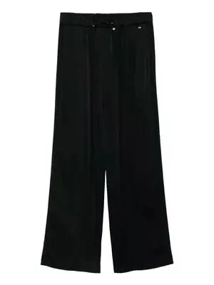 Herno Satin Drawstring Trousers - Black