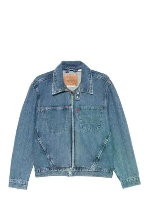 LEVI'S Zip-front Denim Jacket - Blue