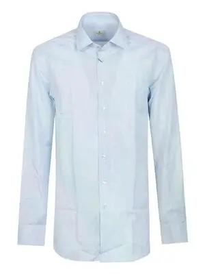 Etro Striped Cotton Shirt - Blue
