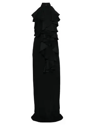 Viktor & Rolf Jabot-collar Gown - Black