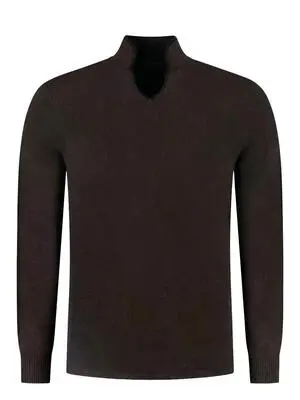 Sease Cashmere Long Sleeve Sweater - Brown