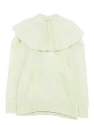 Viktor & Rolf Volant Ruffled-neck Sweater - Green