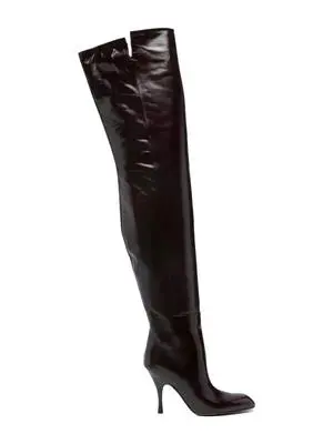 Khaite 100mm Colt Over-the-knee Boots - Red