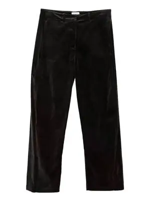 Magda Butrym Velvet Trousers - Brown