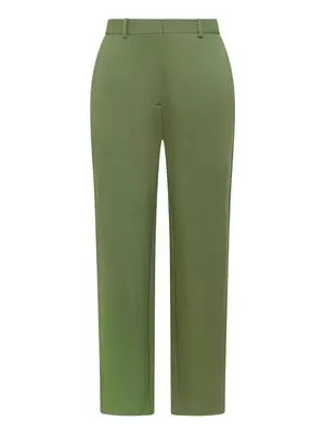 Malìparmi Concealed-fastening Trousers - Green