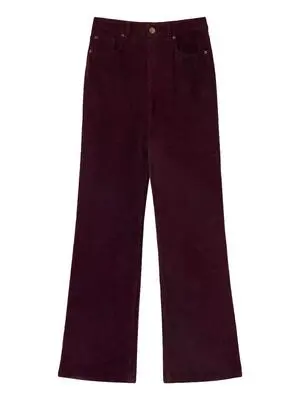 TWINSET Five-pocket Corduroy Trousers - Purple