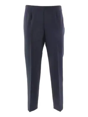 Peserico Pleated Zip-fastening Trousers - Blue