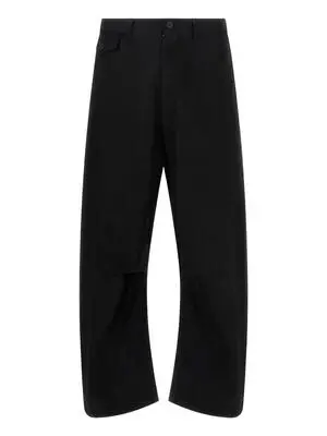Comme Des Garçons Adjustable-strap Trousers - Black