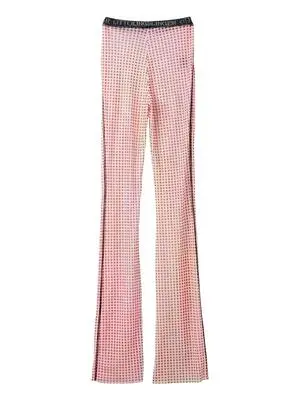Ottolinger Gingham-print Trousers - Red