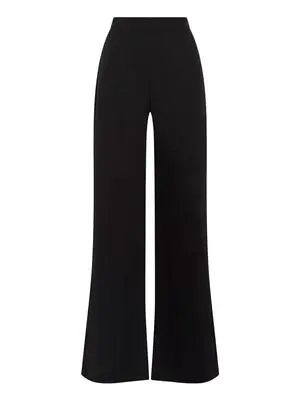 Malìparmi Pressed-crease Flared Trousers - Black